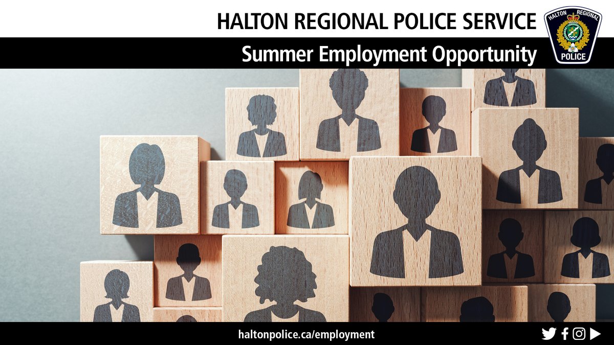 Halton Police on Twitter: "We have a rewarding Summer Employment Opportunity at HRPS within our ...