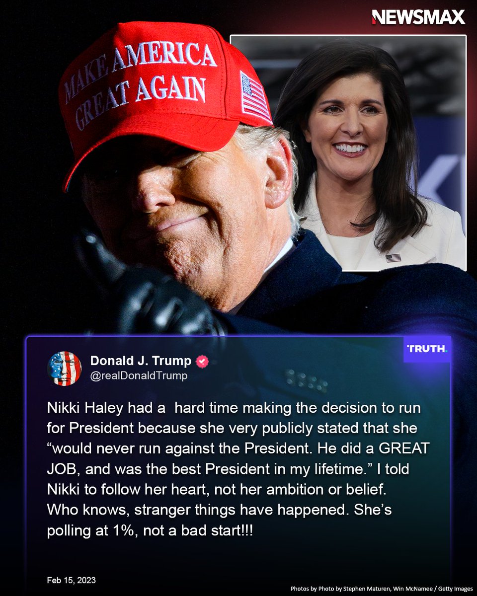 'STRANGER THINGS...': Trump comments on Nikki Haley's 2024 presidential ...