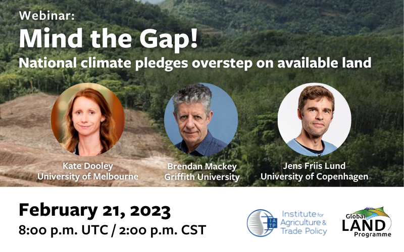 Institute for Agriculture and Trade Policy (IATP) on Twitter: "Our webinar with @GlobalLandP and ...