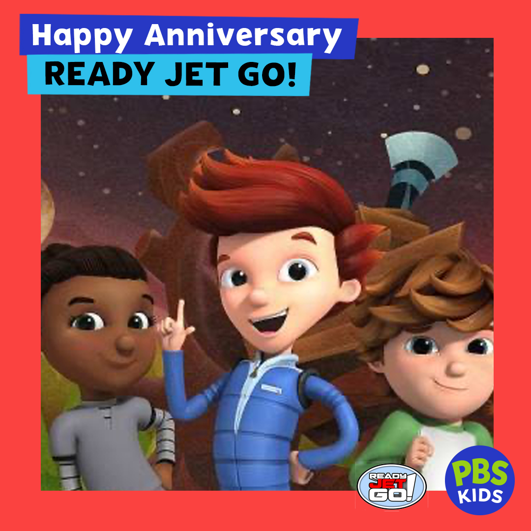 PBS KIDS on Twitter: "Here's to a stellar anniversary! @ReadyJetGoPBS blasted off on February 15 ...