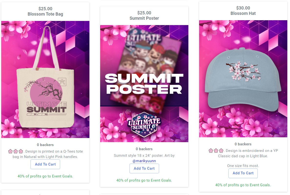 hungrybox 🏆🏆🏆🇦🇷 on Twitter: "EASILY the best merch summit has ever had, WOW"