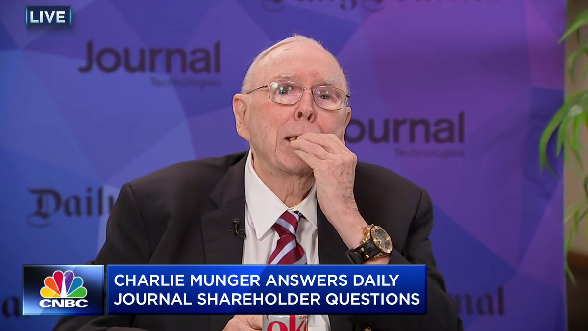 99-year-old Charlie Munger tells BeckyQuick his “key to longevity”: See ...