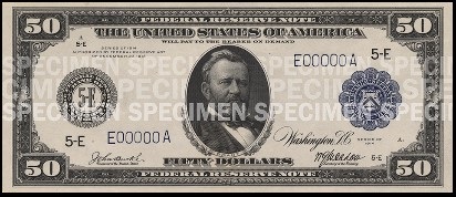 The $50 note has only changed four times over the years, and each ...