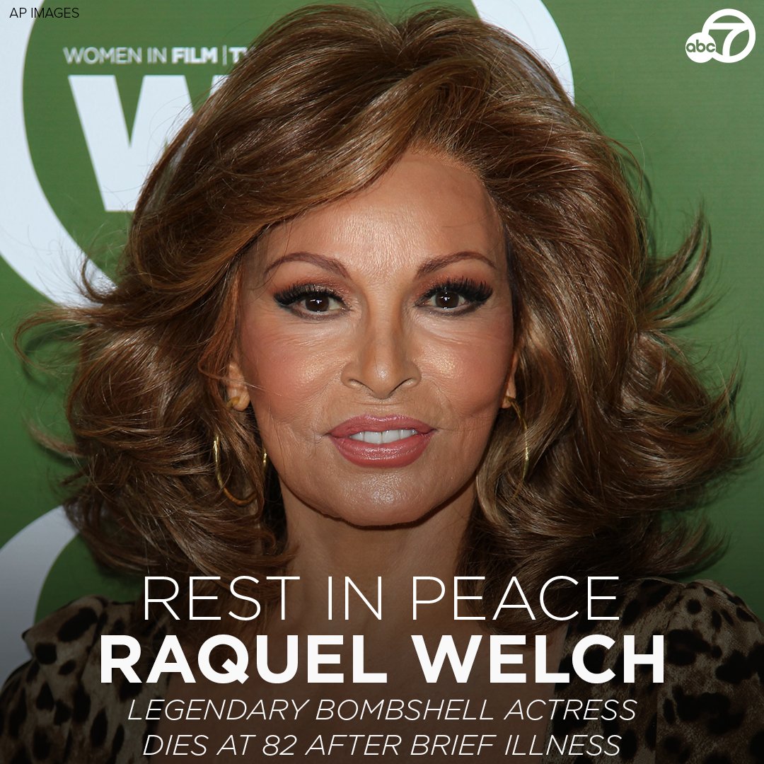 ABC7 Eyewitness News on Twitter: "Raquel Welch, the legendary bombshell actress who captivated ...