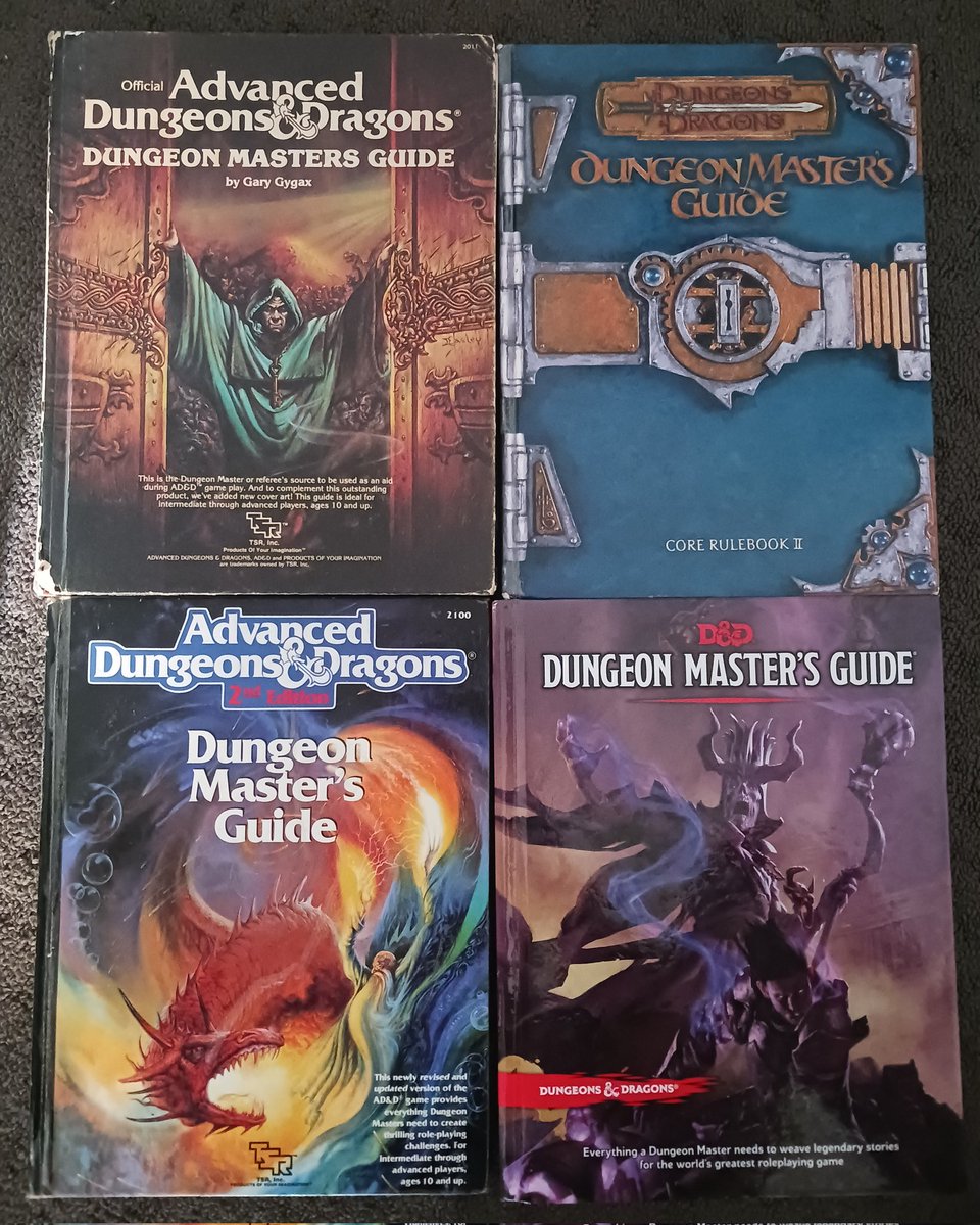 YUM DM - Publishing a D&D Zine on Twitter: "Time to find out which #DnD DMG is your favourite ...