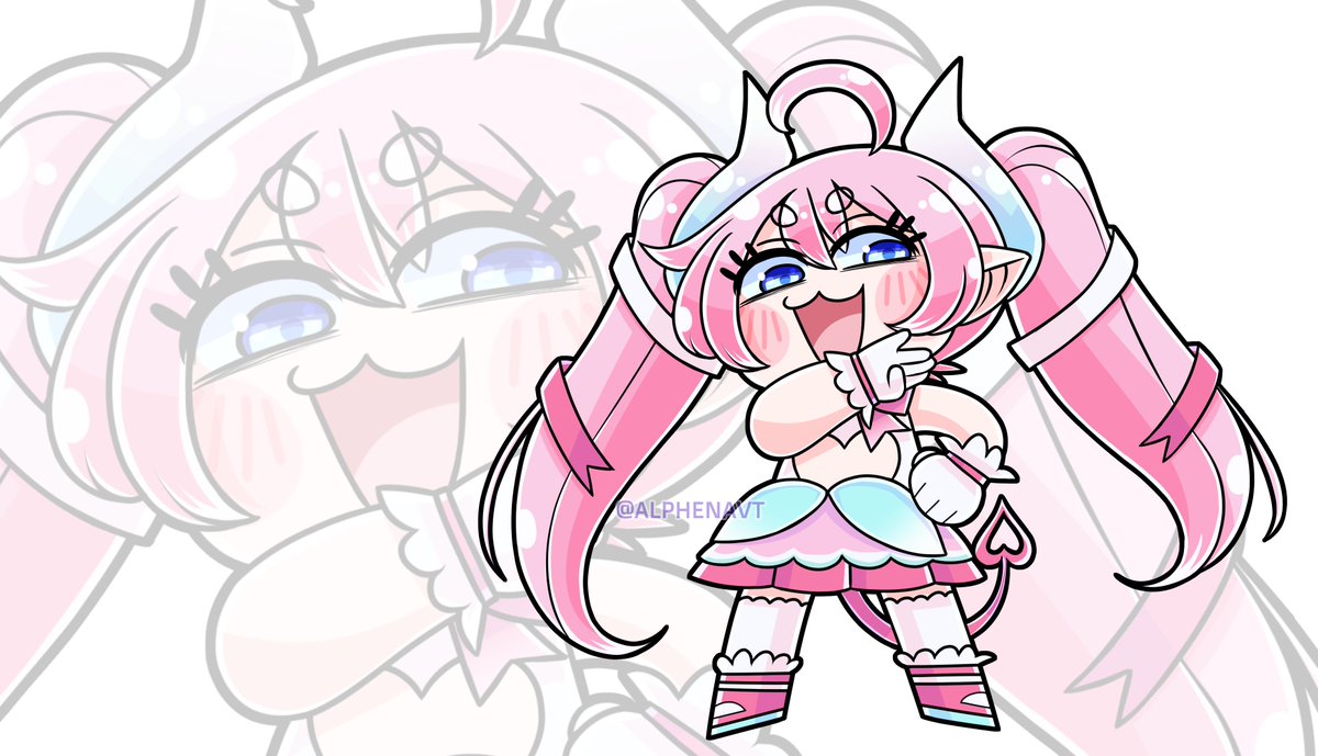 「GREMLIN #41 CHIBIDOKI #chibidokiart 」|Alphena 🌌 Void Witch VTuberのイラスト