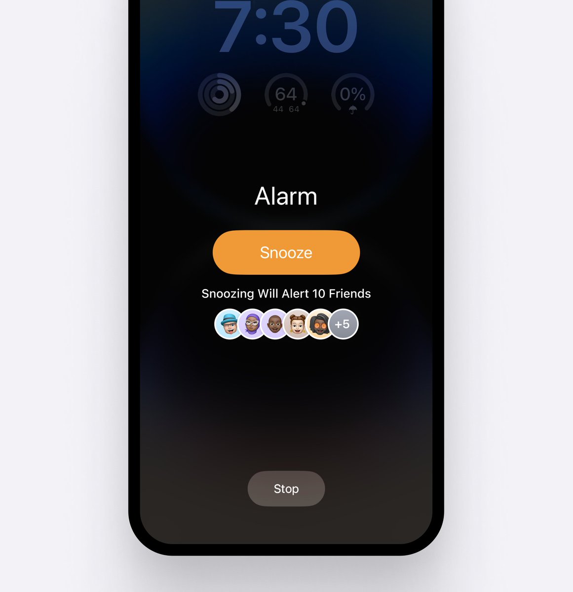 FlutterFlow on Twitter: "2. Snooze Alert with Friends by ...