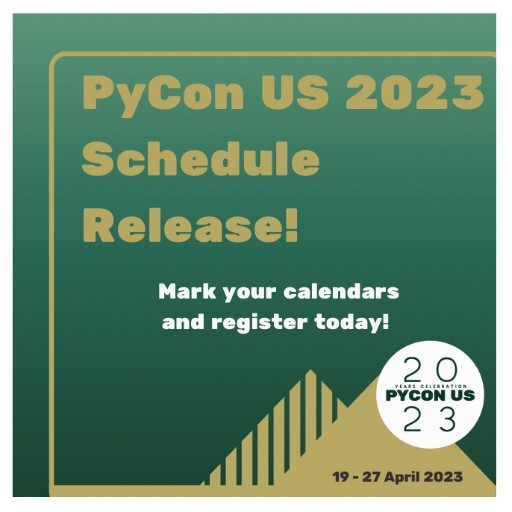 Pycon Us On Twitter The Day Has Come The Pyconus 2023 Schedule Has Officially Been Announced