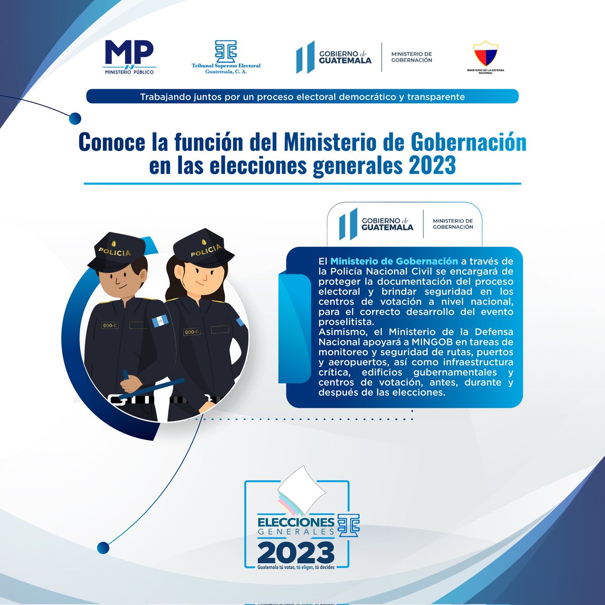 MP de Guatemala on Twitter: "Conoce la función del Ministerio de Gobernación en las elecciones ...