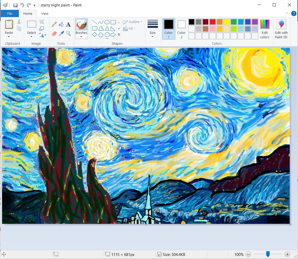 Microsoft Paint Art