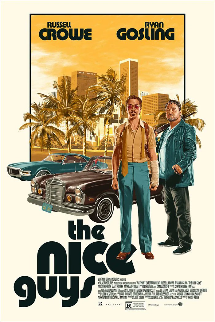 Sluts and Guts on Twitter: "The Nice Guys (2016) #movieposter"