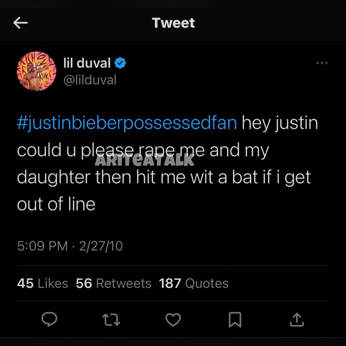 IG: AriTeaTalk on Twitter: "Wtf did I just read? 🫤"