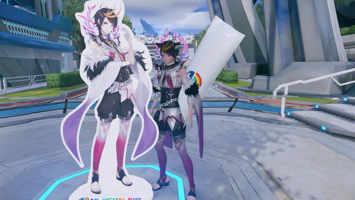 「i dressed up as shu nyan in PSO2!!! 」|monoのイラスト