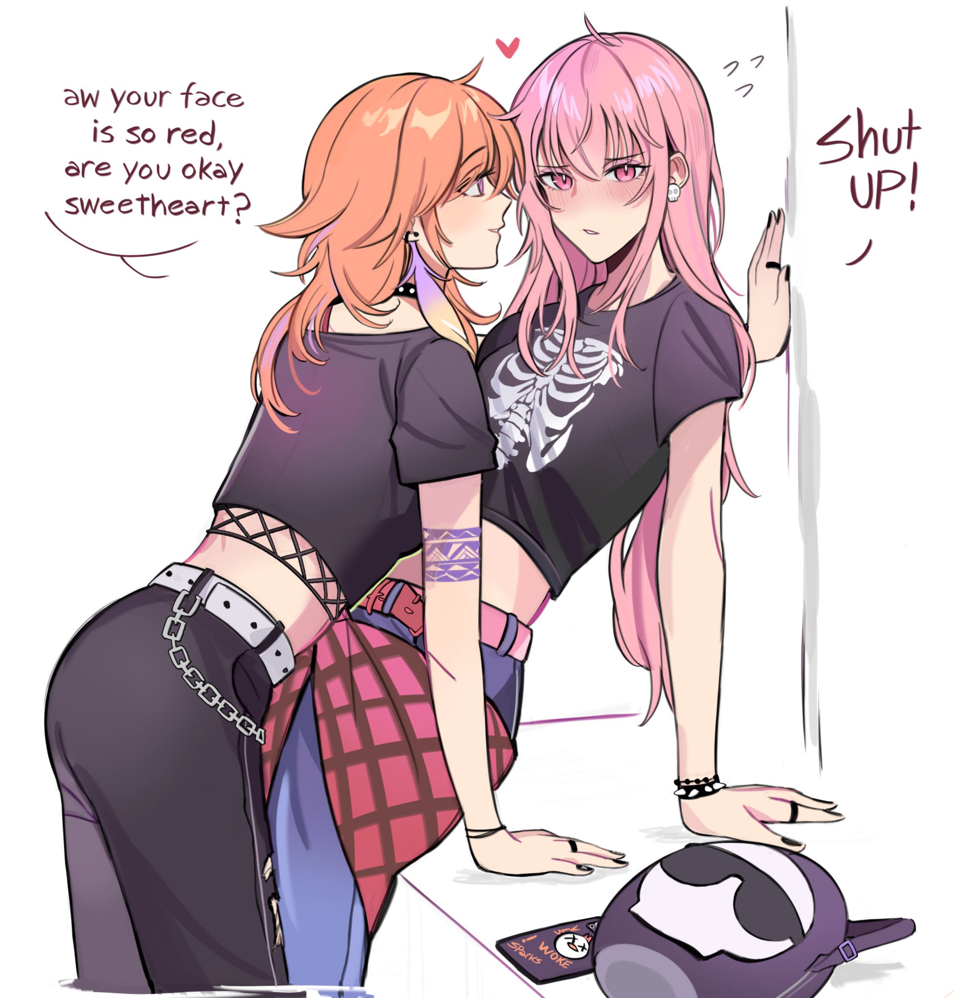 Amli ෆ on Twitter: "kabedon #artsofashes #callillust https://t.co/g6Gxy2VbzS" / Twitter