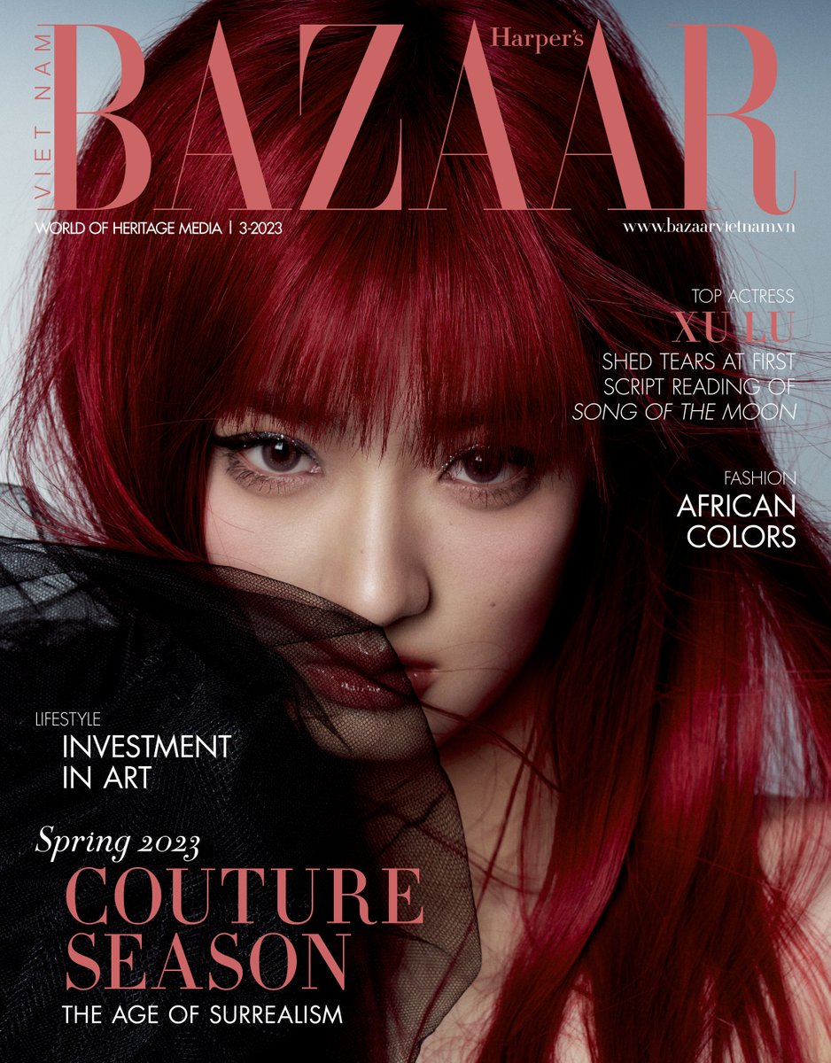 cdrama tweets on Twitter: "#XuLu takes on the cover of Harper's Bazaar Vietnam's March 2023 ...