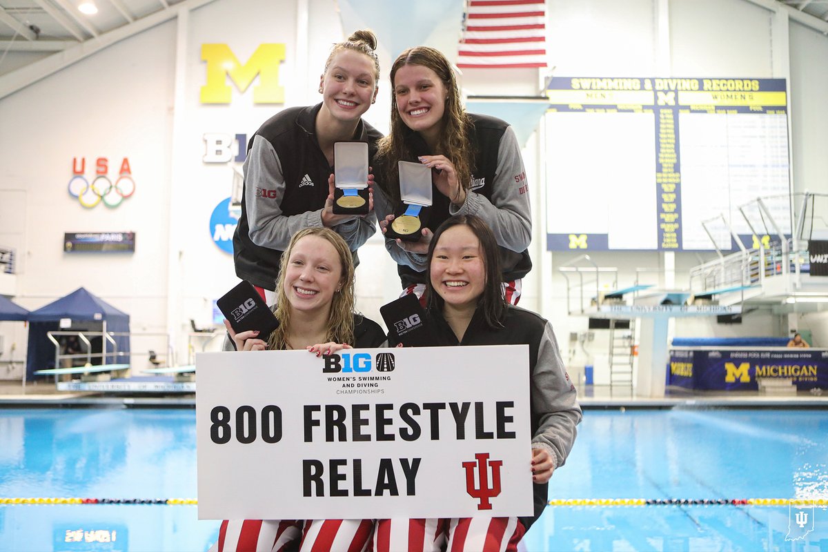 Indiana Swim And Dive On Twitter Gold Medal Moment 🥇