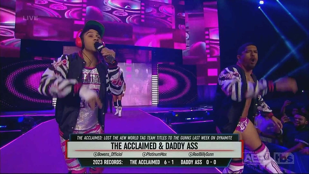 AEW Hype Man 👍 on Twitter: "RT @ringsidenews_: "Your dad was a legend but you're a douche bag" # ...