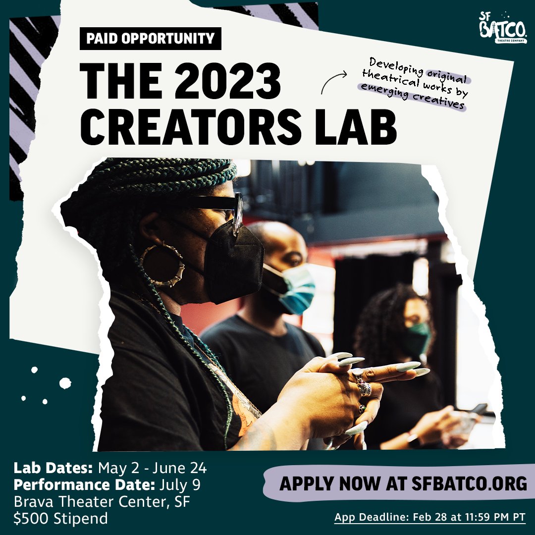 San Francisco Bay Area Theatre Company (SFBATCO) on Twitter: "The Creators Lab is SFBATCO's ...