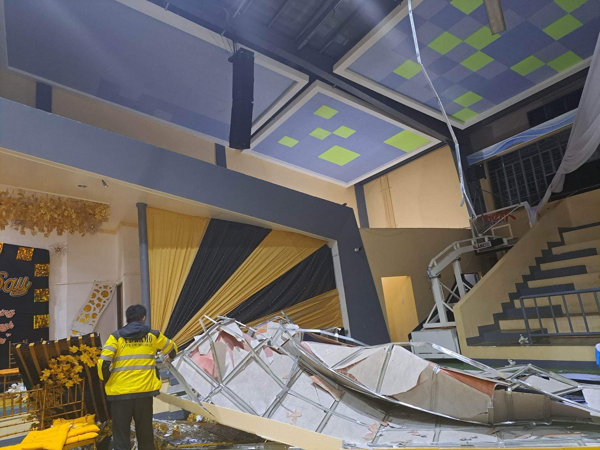 Officials inspect damage on affected infrastructure in the Bicol region ...