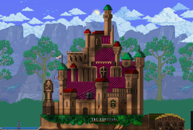 Terraria Castle Designs
