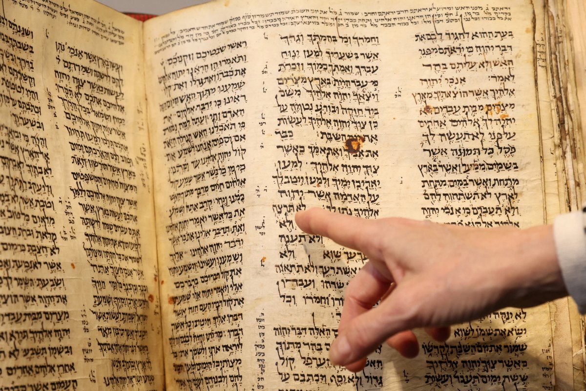 LOOK: The Codex Sassoon, the world’s oldest and most complete Hebrew Bible, is estimated to sell ...