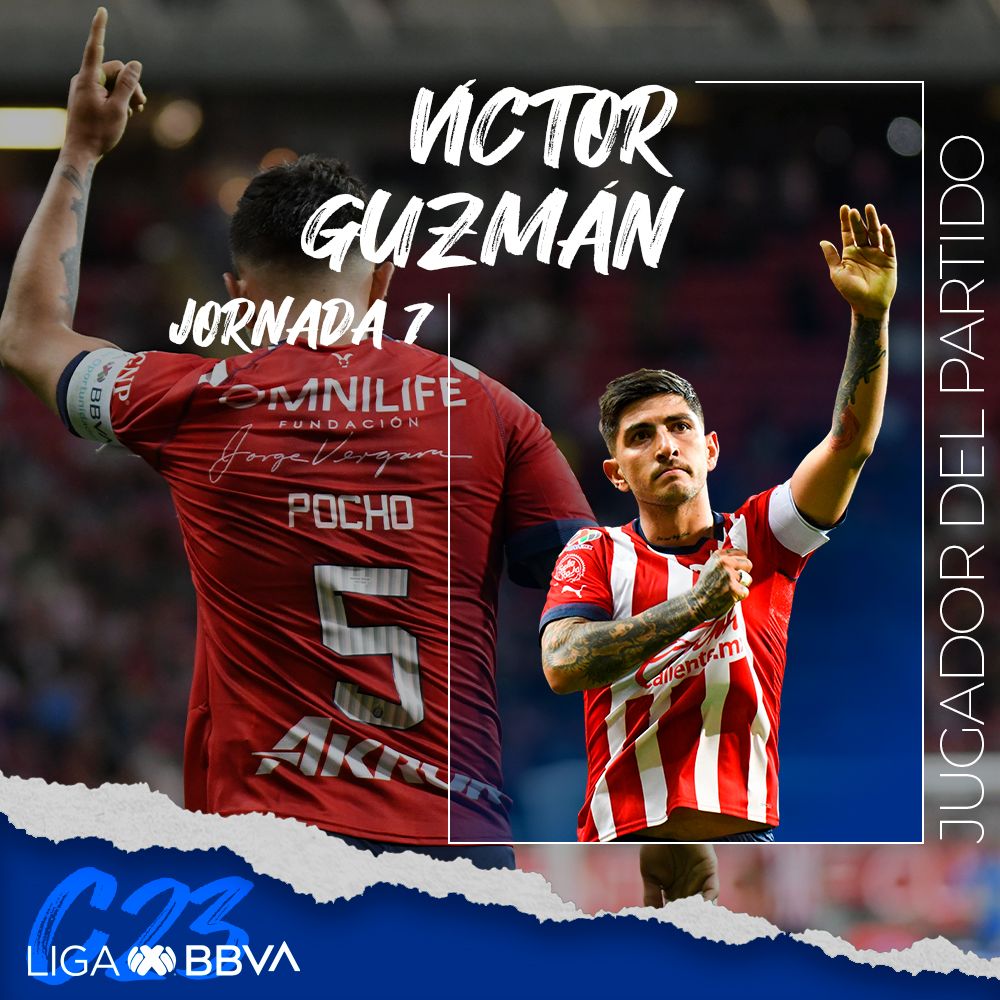 Liga BBVA MX on Twitter: "El capitán de @Chivas mostró su calidad y experiencia, Víctor Guzmán ...