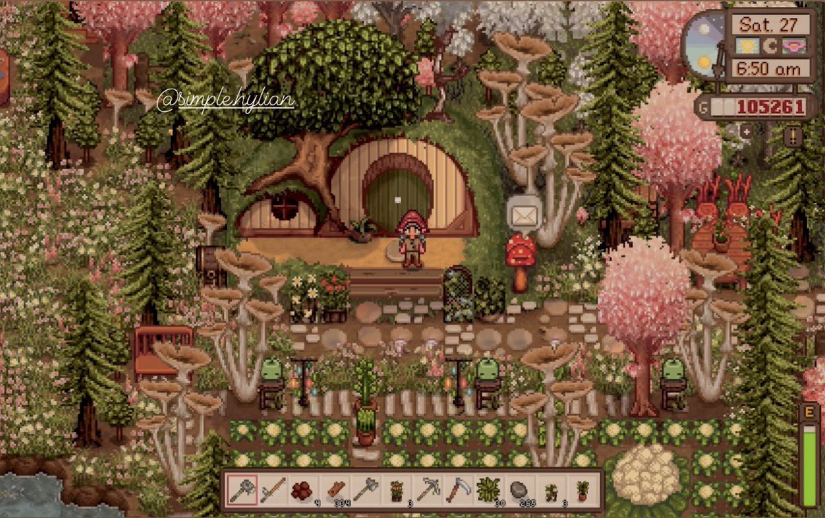 𝐴𝑠ℎ 𐂂 𓍊𓋼𓍊☽☘︎︎ on Twitter: "Added some new mods to my stardew valley save ~ 🍄🌷🪴🪵"