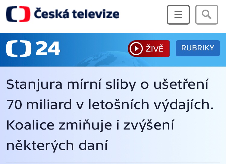 Petr Bartoň on Twitter: "Dnes bude Fiala na MinFin. Odcovidování rozpočtu = snížit deficit o ...