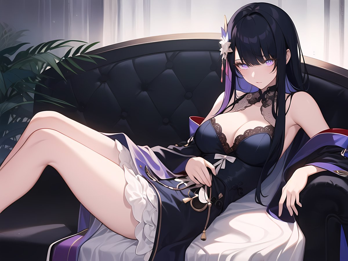 EI⚡️ & her puppy 🦊 on Twitter: "#raiden #原神 #GenshinImpact #雷电将军 #RaidenShogun #EI #AIイラスト ...