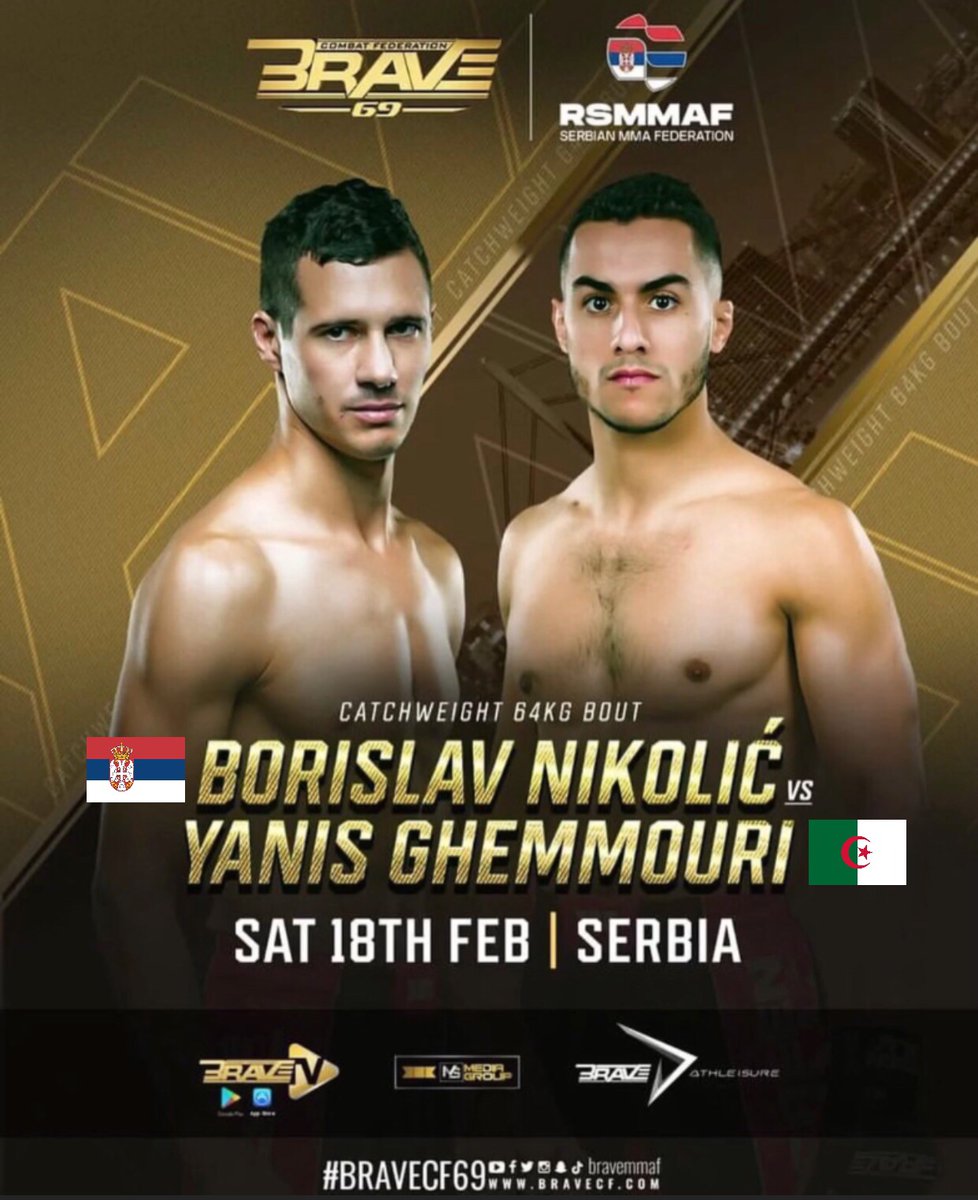 DZfighters on Twitter: "RT @DZfighters: Yanis Ghemmouri🇩🇿 s'est déplacé jusqu'en Serbie mais la ...