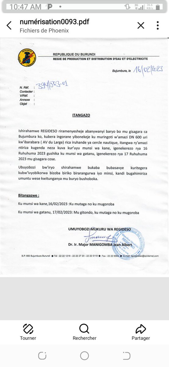 REGIDESO Burundi on Twitter: REGIDESO Burundi on Twitter: