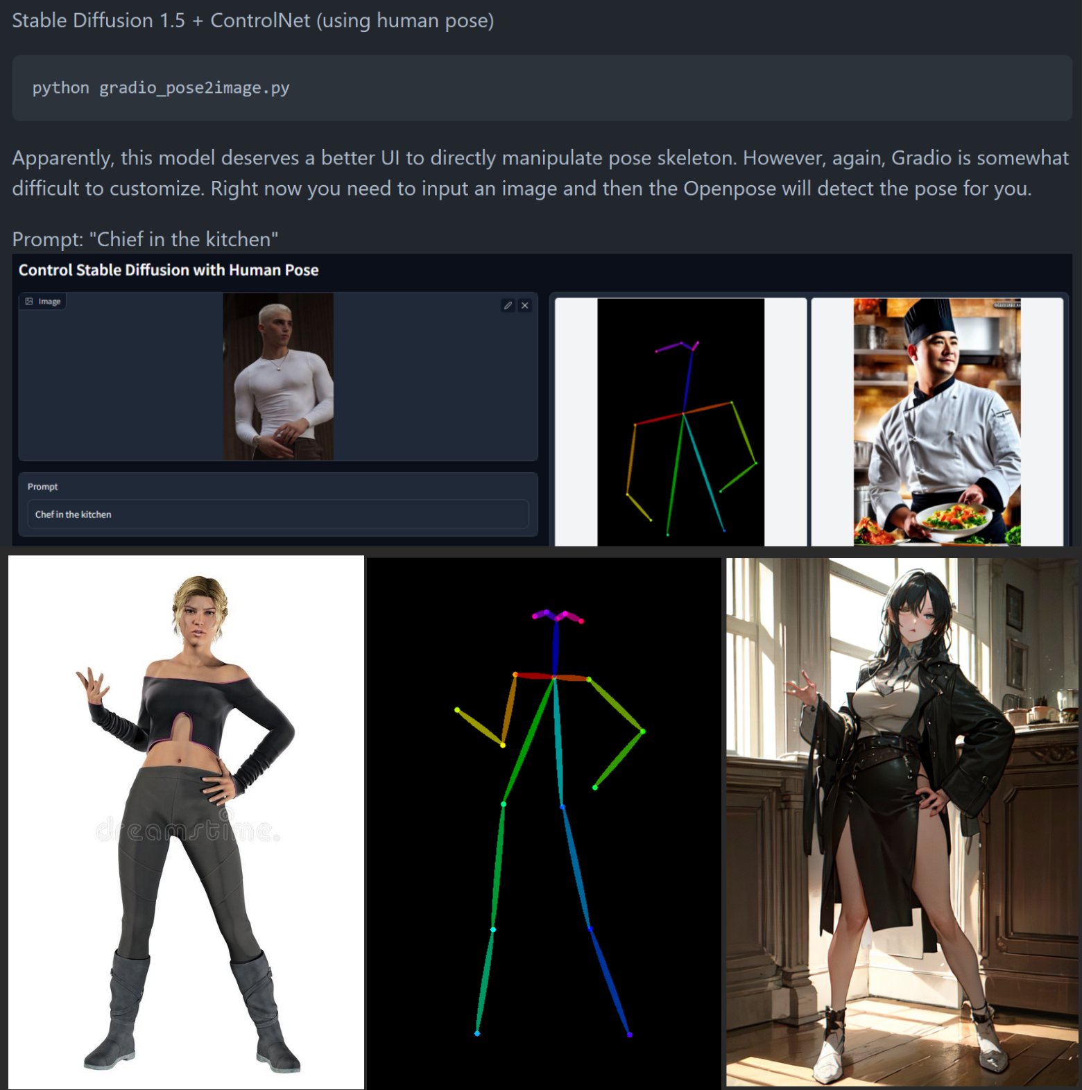 toyxyz on Twitter: "@noodlesli2016 It is good to enter a pose prompt similar to the input image ...