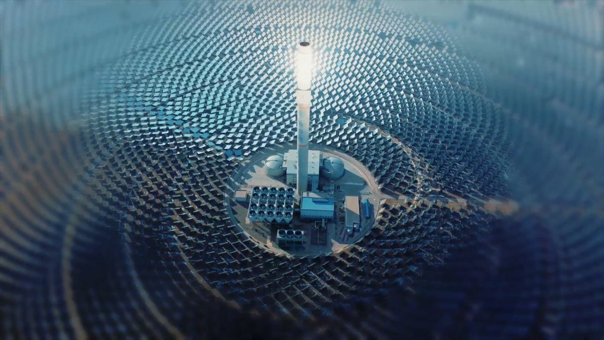 The electricity generated by the super power station on the Qinghai ...