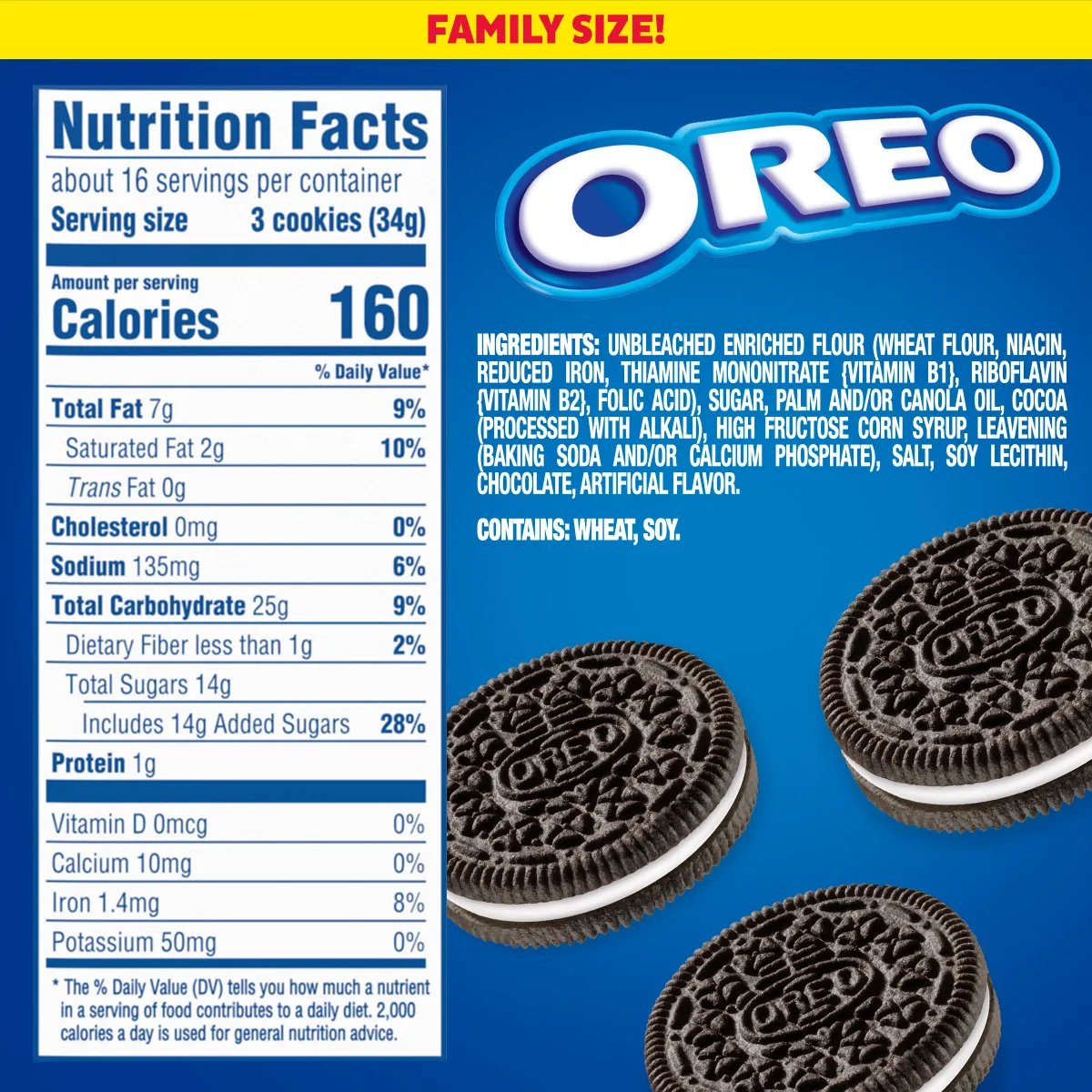 Oreos Nutrition Facts