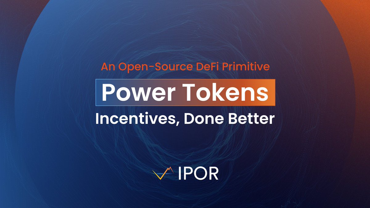 IPOR Labs on Twitter: "The #PowerTokens design developed by #IPOR aims to: 🔹 Align LPs & stakers ...