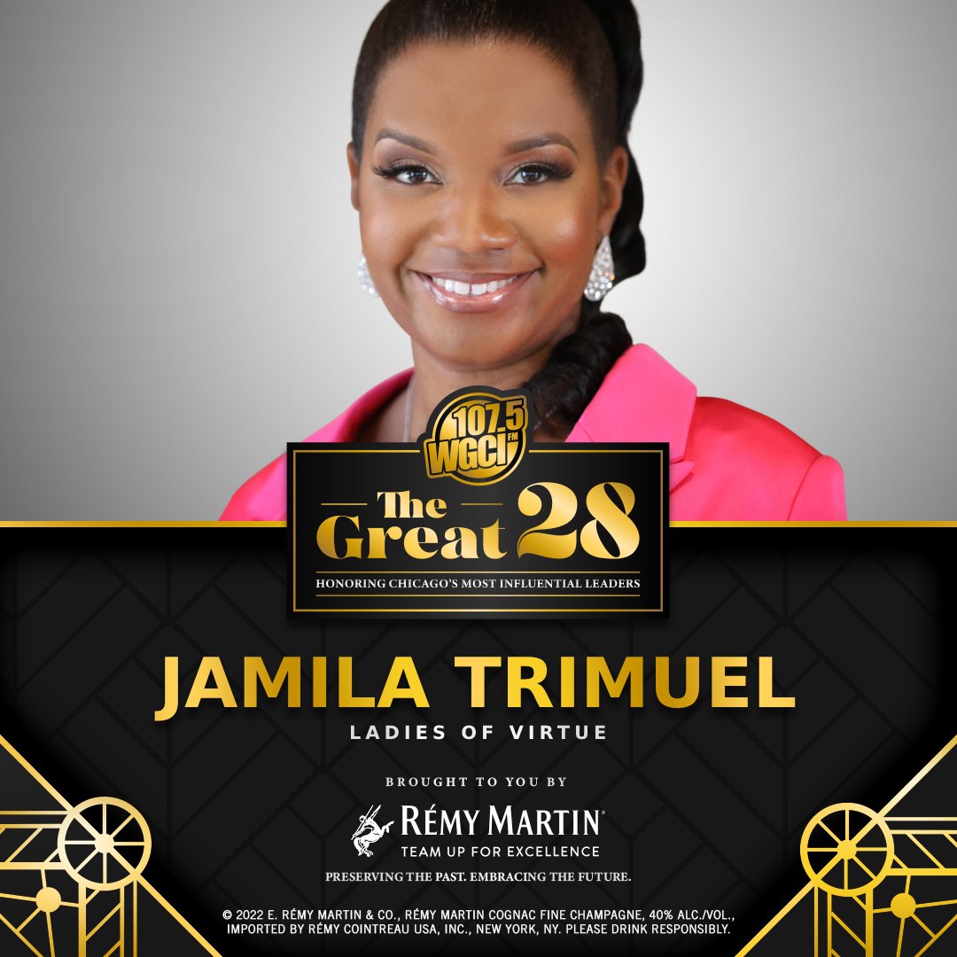 WGCI on Twitter: "Today we honor Jamila Trimuel as part of The Great 28 ...