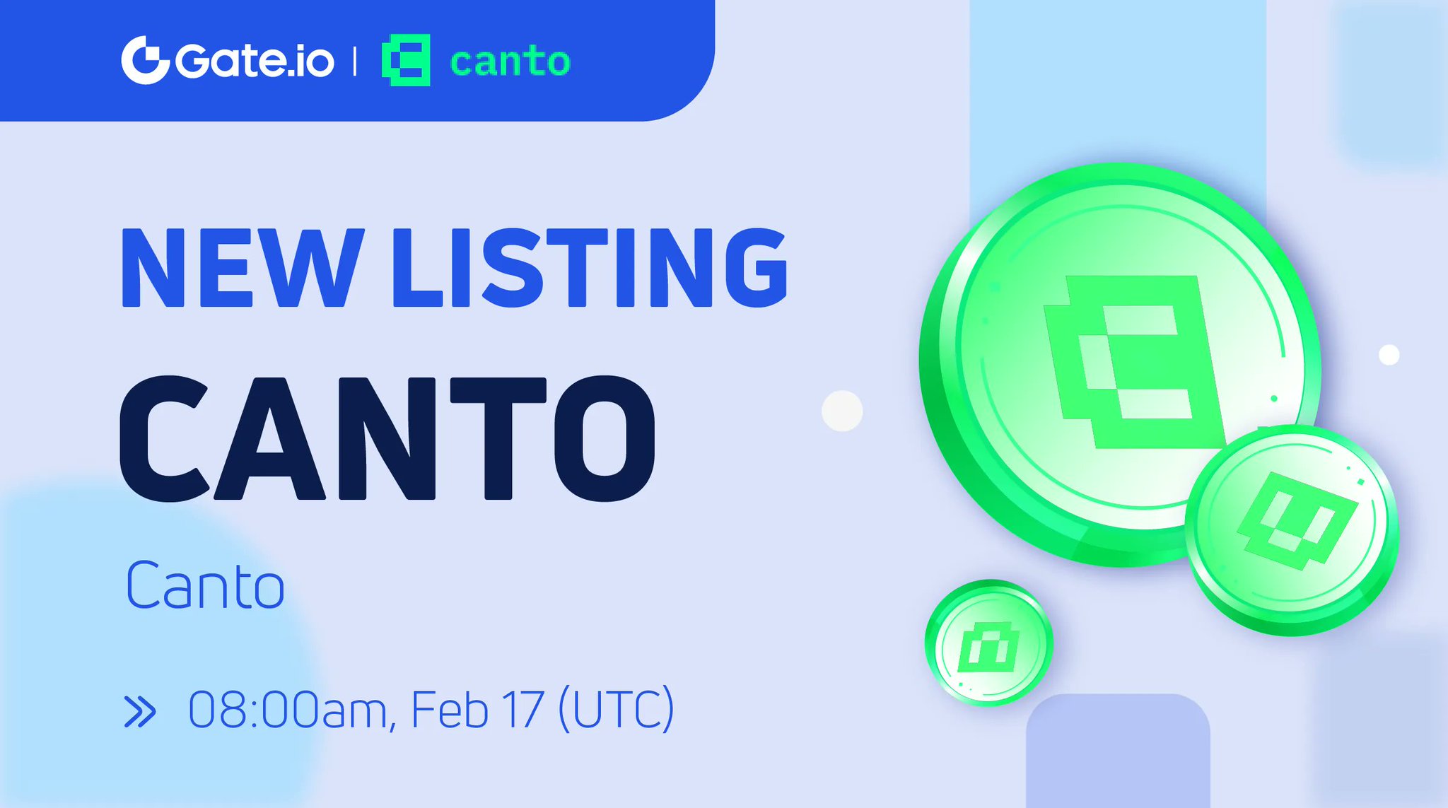 Gate.io on Twitter: "⚡ https://t.co/8kWqgEeplL New Listing: $CANTO @CantoPublic Trading Pair ...