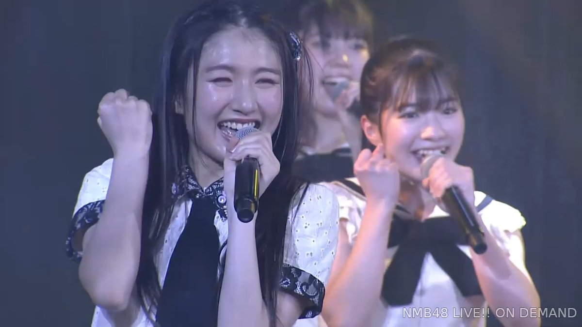 ゴムコム on Twitter: "さくら、ほの、けいとちゃん、 #なんば笑顔開花宣言公演 #NMB48"