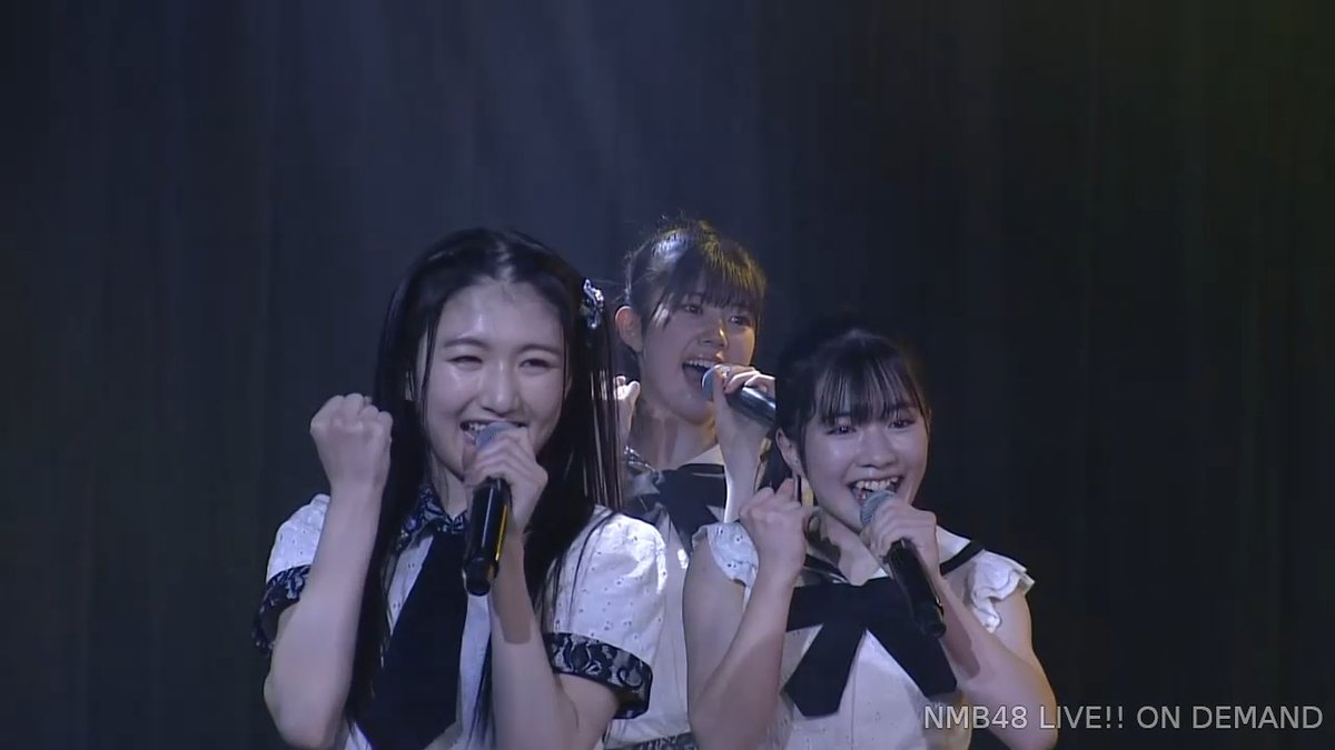 ゴムコム on Twitter: "さくら、ほの、けいとちゃん、 #なんば笑顔開花宣言公演 #NMB48"
