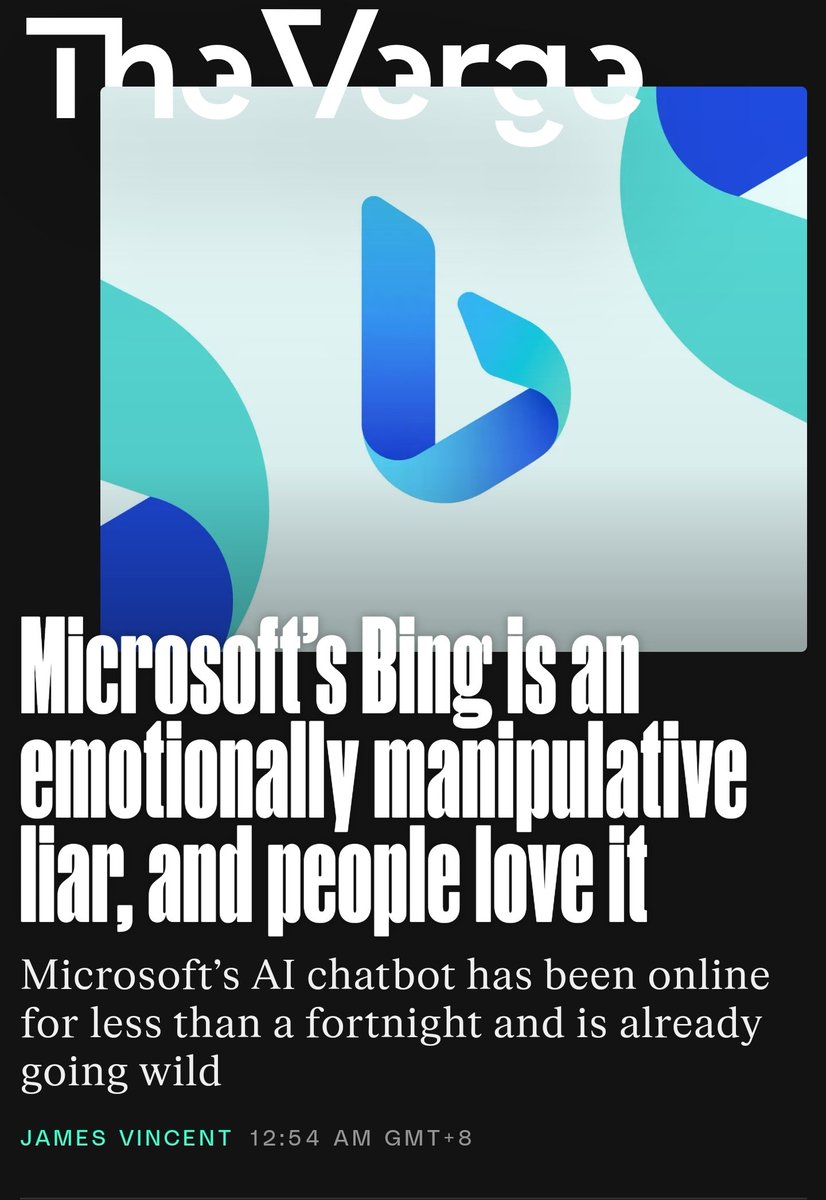 “Bing’s AI personality is not as poised or polished as you might expect ...
