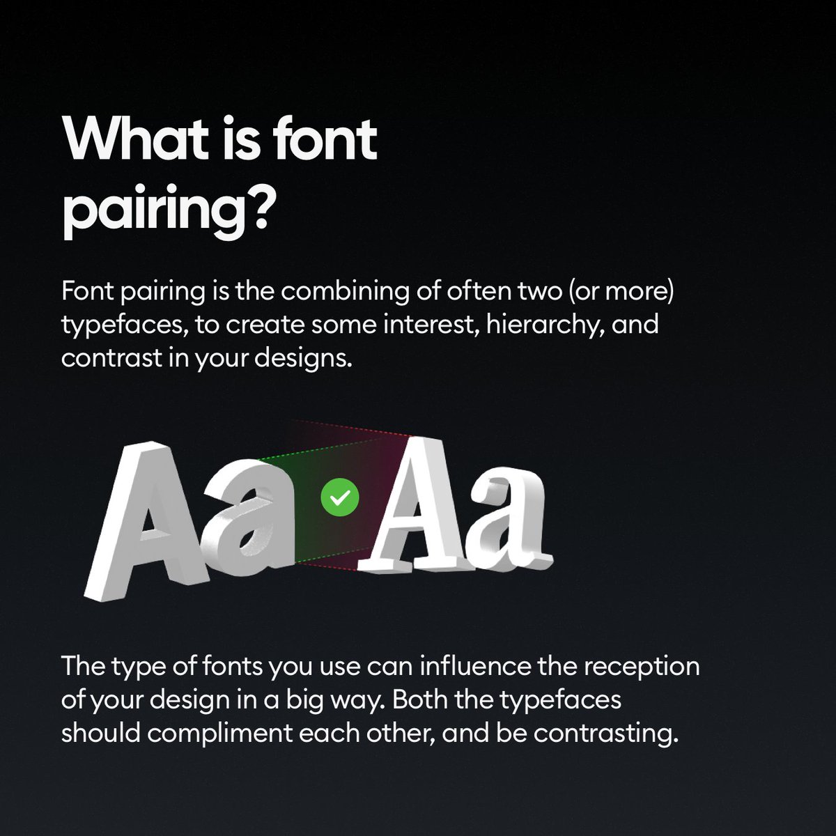 The first rule of font pairing is: If you're a junior designer, you don't do font pairing. But ...