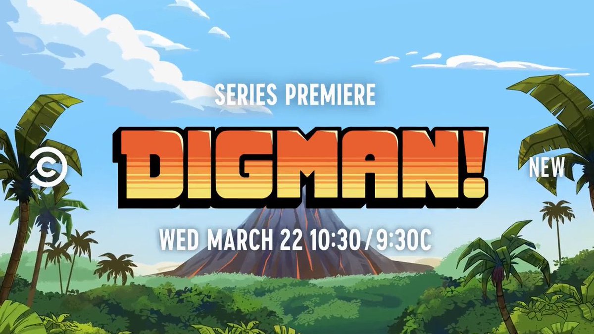 Cartoon News Network on Twitter: "'Digman!' premieres on Comedy Central March 22 at 10:30PM."