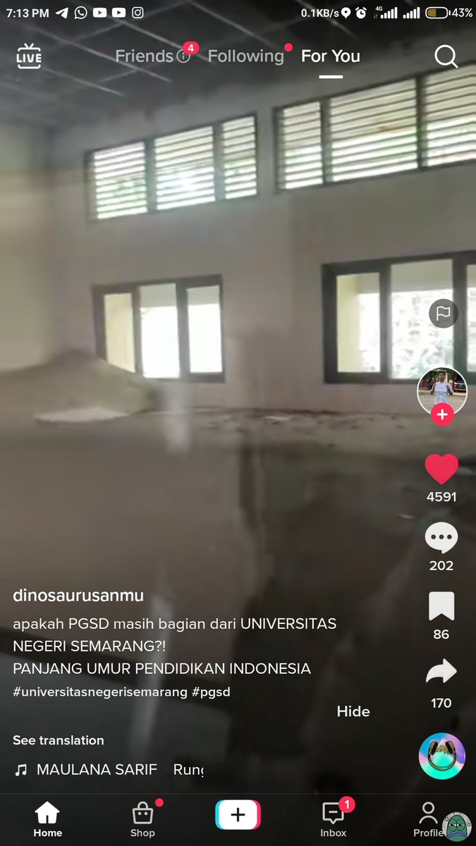 🆒 on Twitter: "RT @tanyarlfes: CW // tiktok 💚 kasian bangett itu atep gedungnya roboh😭😭"