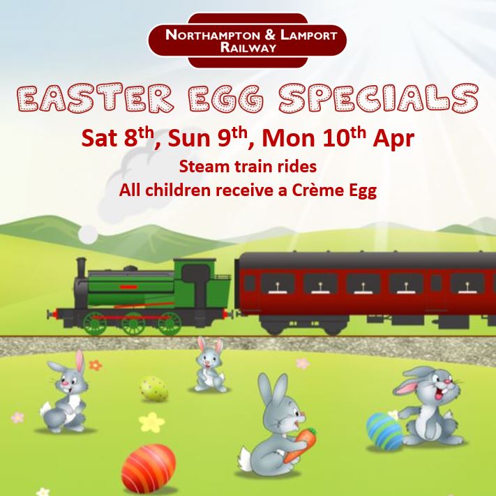 N & L Railway on Twitter: "Hop on board our Easter Egg Specials at the ...