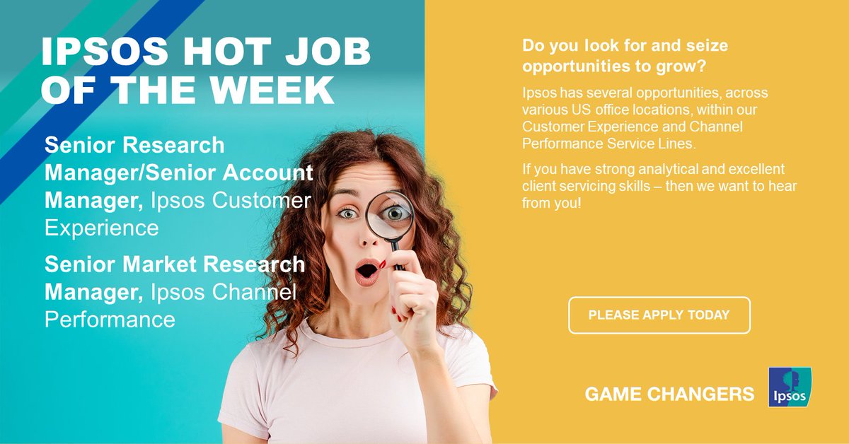 Ipsos US on Twitter: "Ipsos is a Great Place to Work® in the US - take a look at our exciting ...