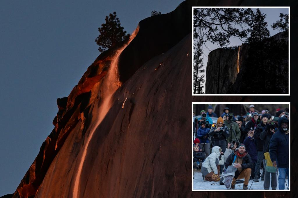 New York Post on Twitter: "Rare ‘firefall’ stuns visitors at Yosemite National Park https://t.co ...
