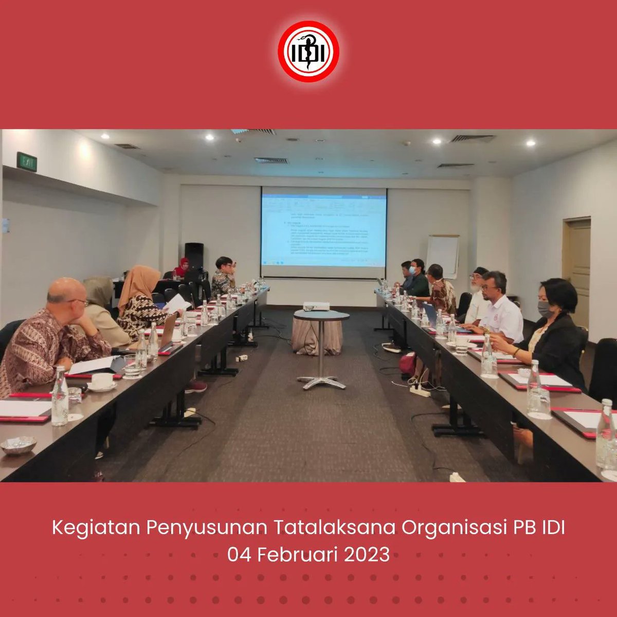 PB IDI on Twitter: "04 Februari 2023 Setelah penyusunan AD ART, sudah memasuki tahap akhir ...