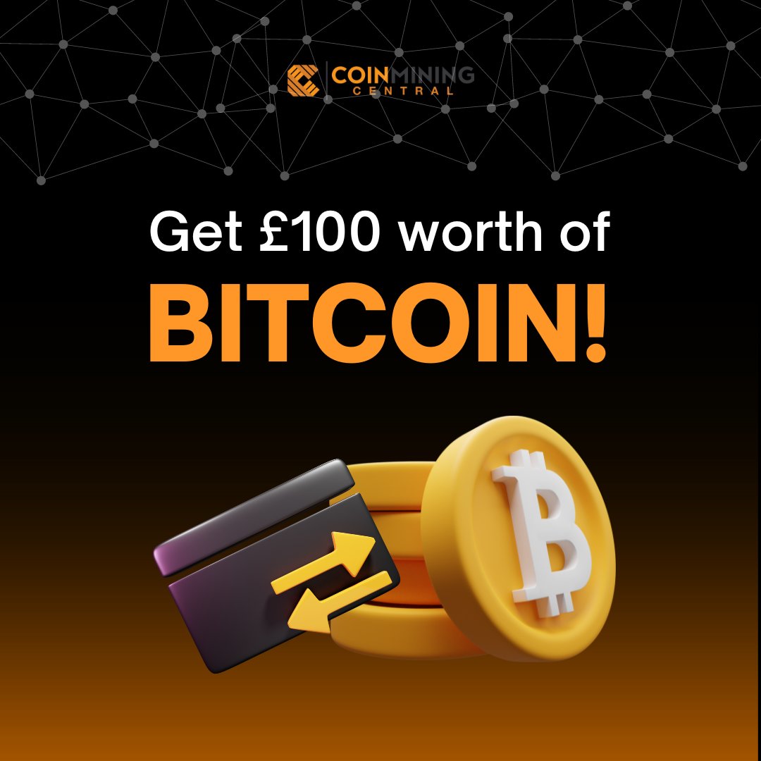 Coin Mining Central on Twitter: "Get a chance to win £100 worth of Bitcoin every week for the ...