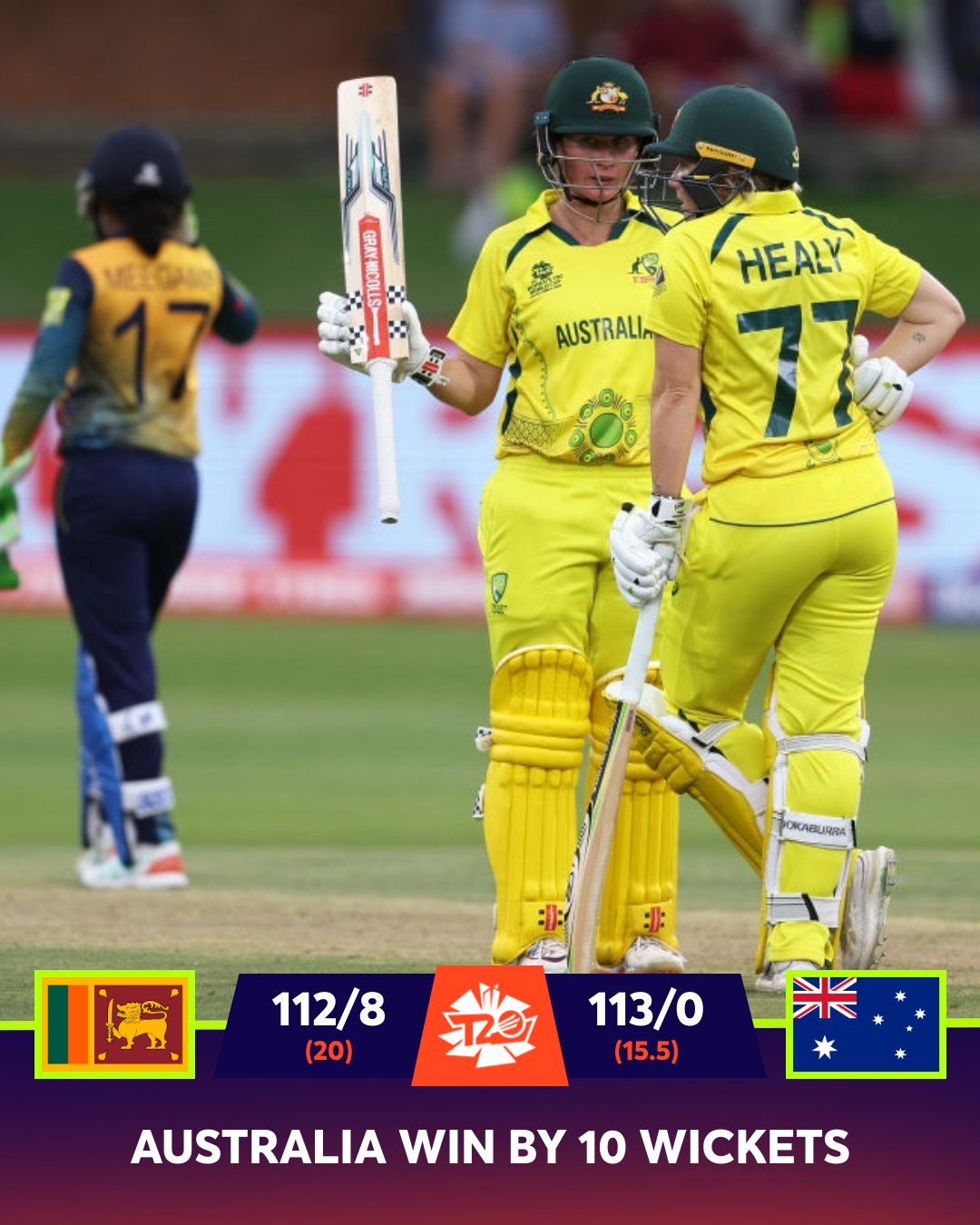 ICC on Twitter: "What a performance by Australia 🔥 It’s three wins from three for the defending ...