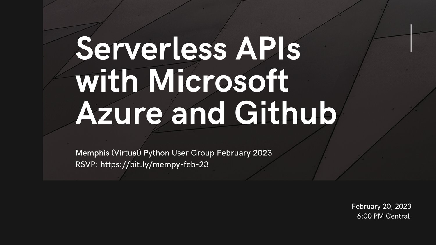 Douglas Starnes on Twitter: "You’ve still got time to RSVP for the Memphis #Python User Group on ...